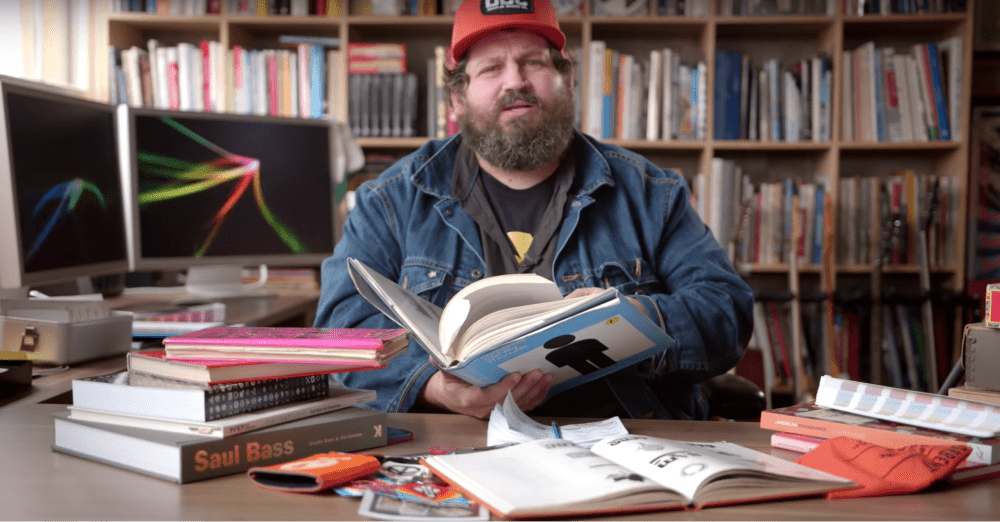 Aaron Draplin's design process in action!