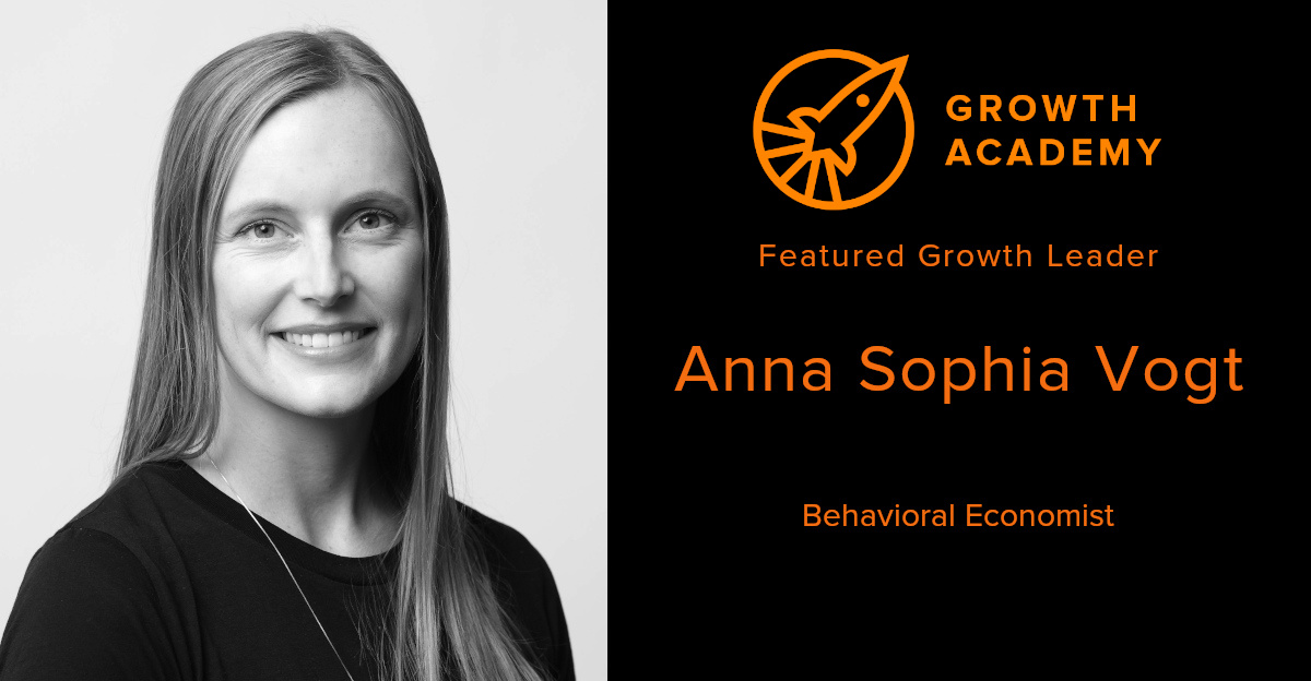 Anna Vogt confirmed as speaker at Growth Academy Fall 2020