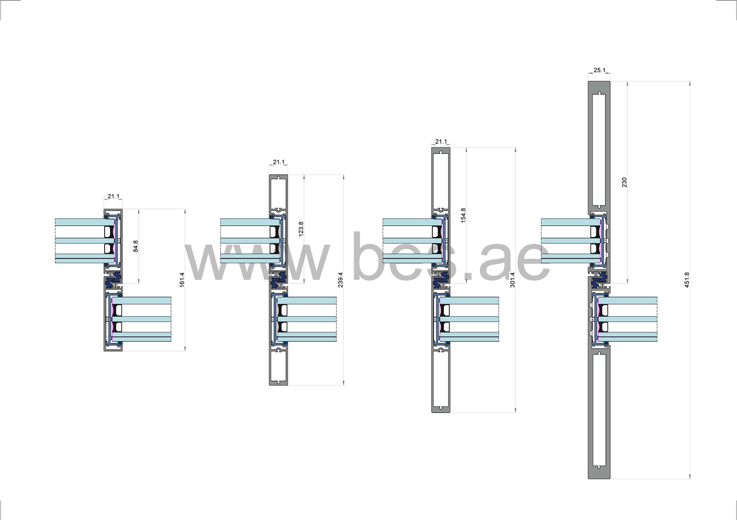 Minimal Sliding Windows & Doors | BES Dubai