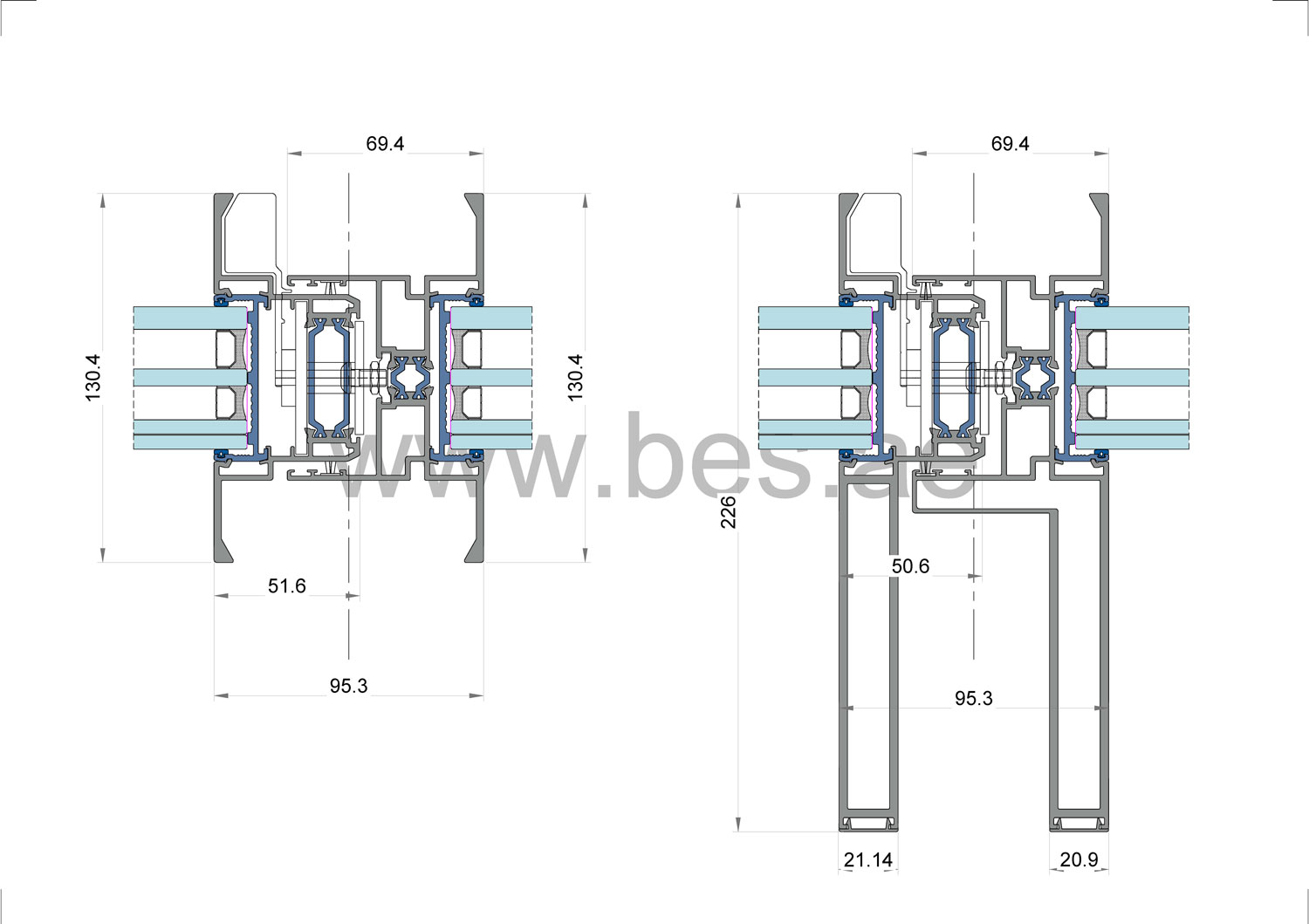 Minimal Sliding Windows & Doors | BES Dubai