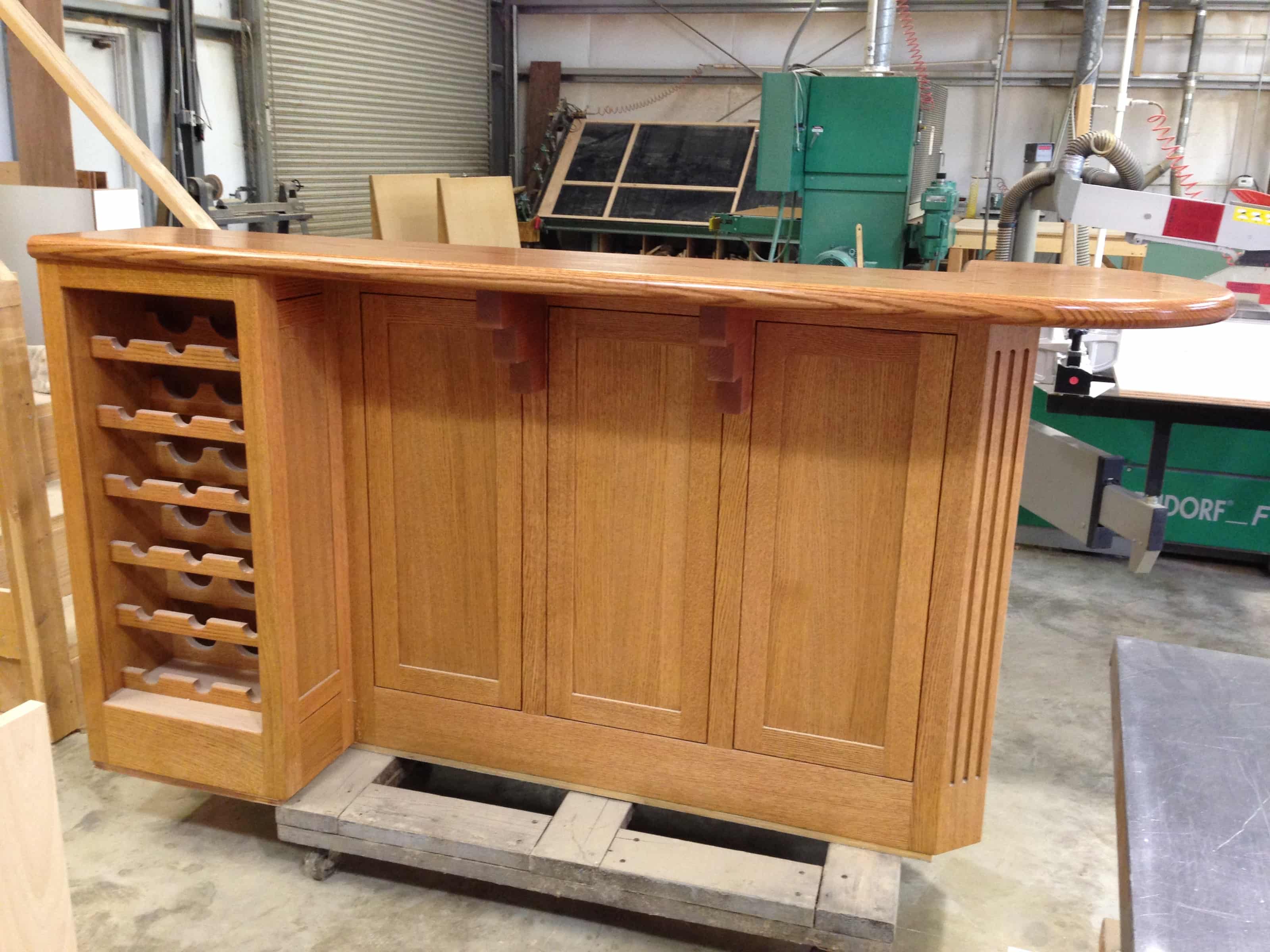 Rift Oak Bar Cabinet | Blog