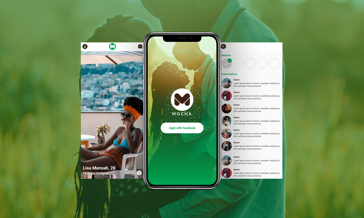 Mocha, Dating APP Concept