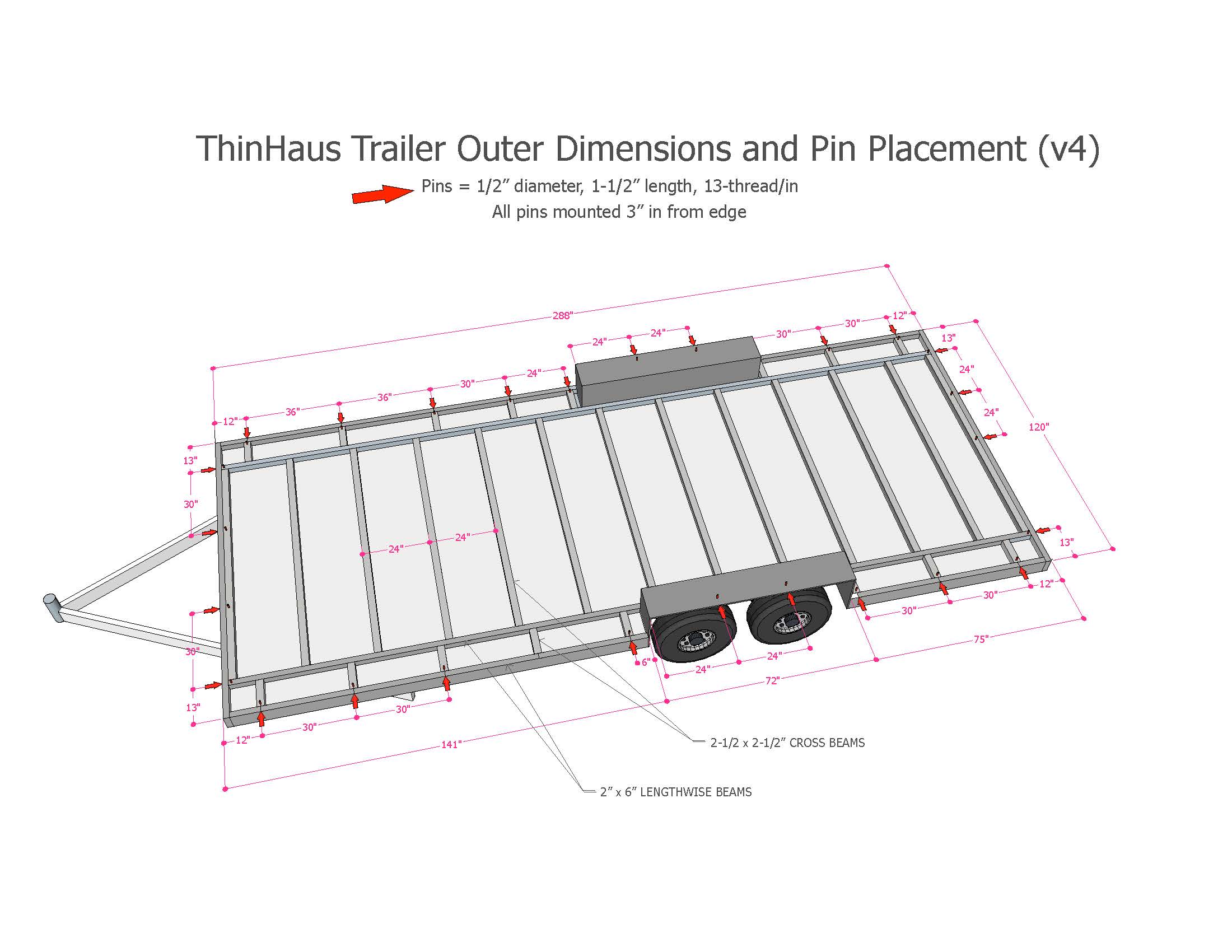 Trailer Frames and Building 101 - ThinHaus Entry 3