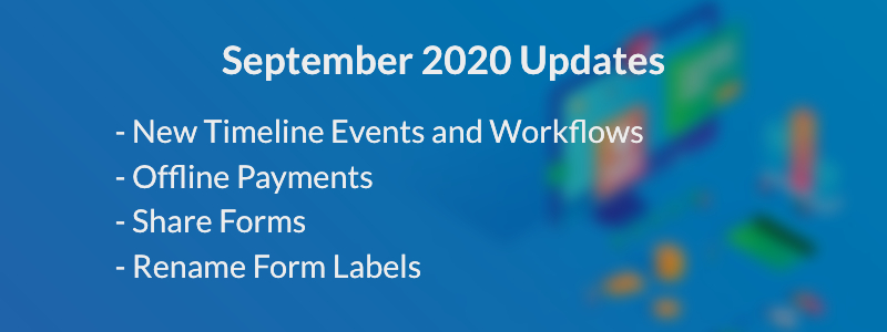 September 2020 Product Updates
