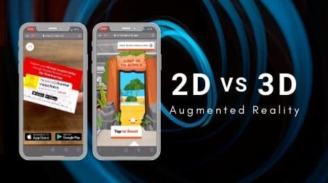 2D vs 3D Augmented Reality - Aircards