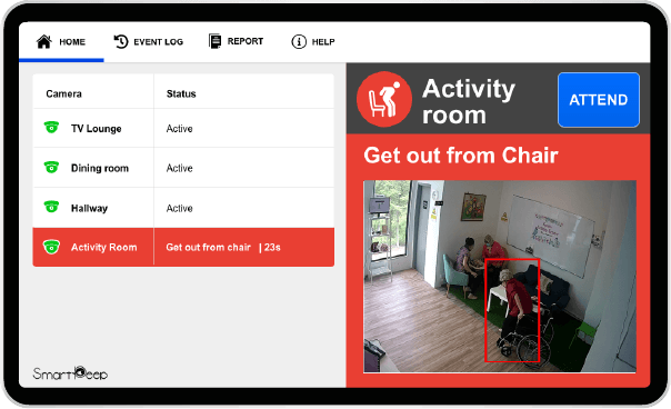 World's first AI-based chair fall prevention | Elderly Fall Prevention ...