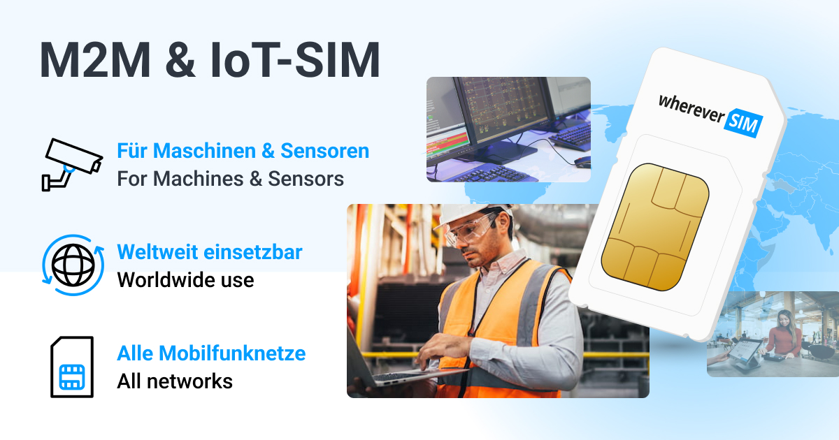 M2M SIM cards for industrial and IoT routers