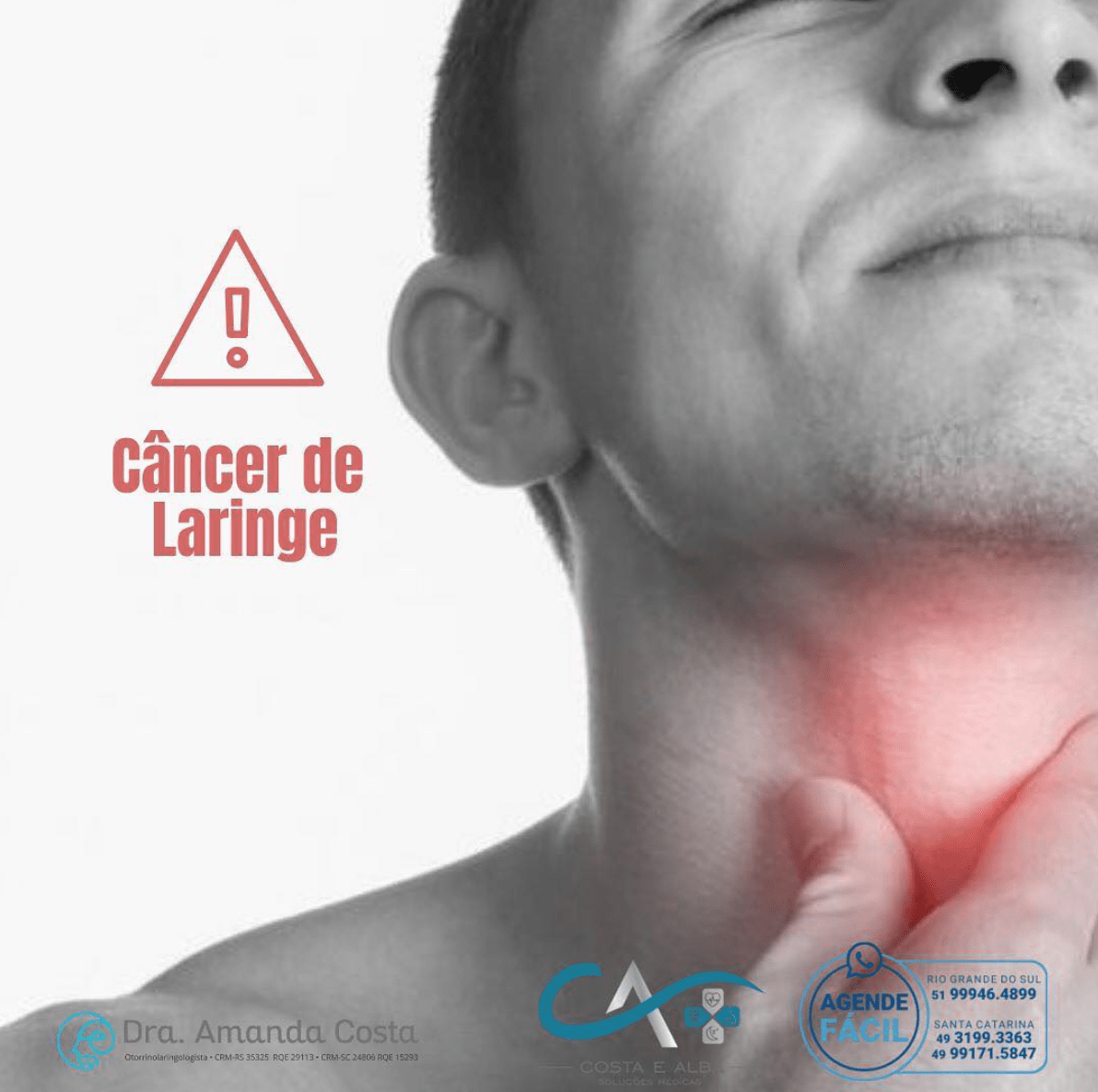 Câncer de Laringe? | Costa e Alba