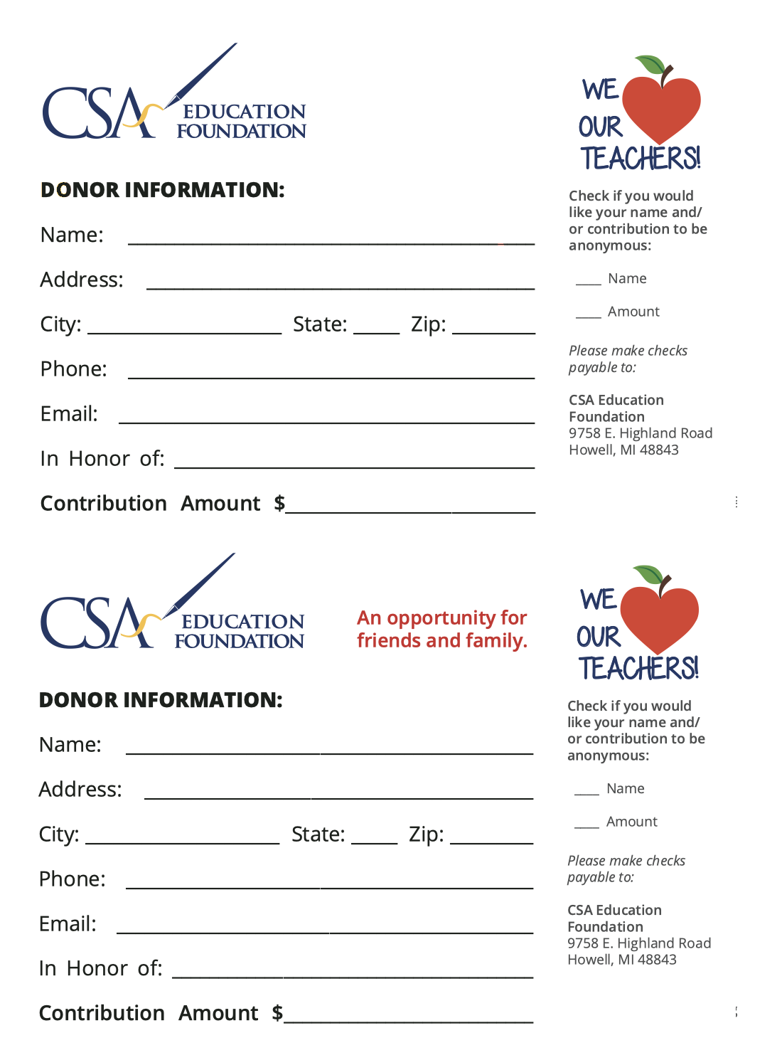 CSA Education Foundation