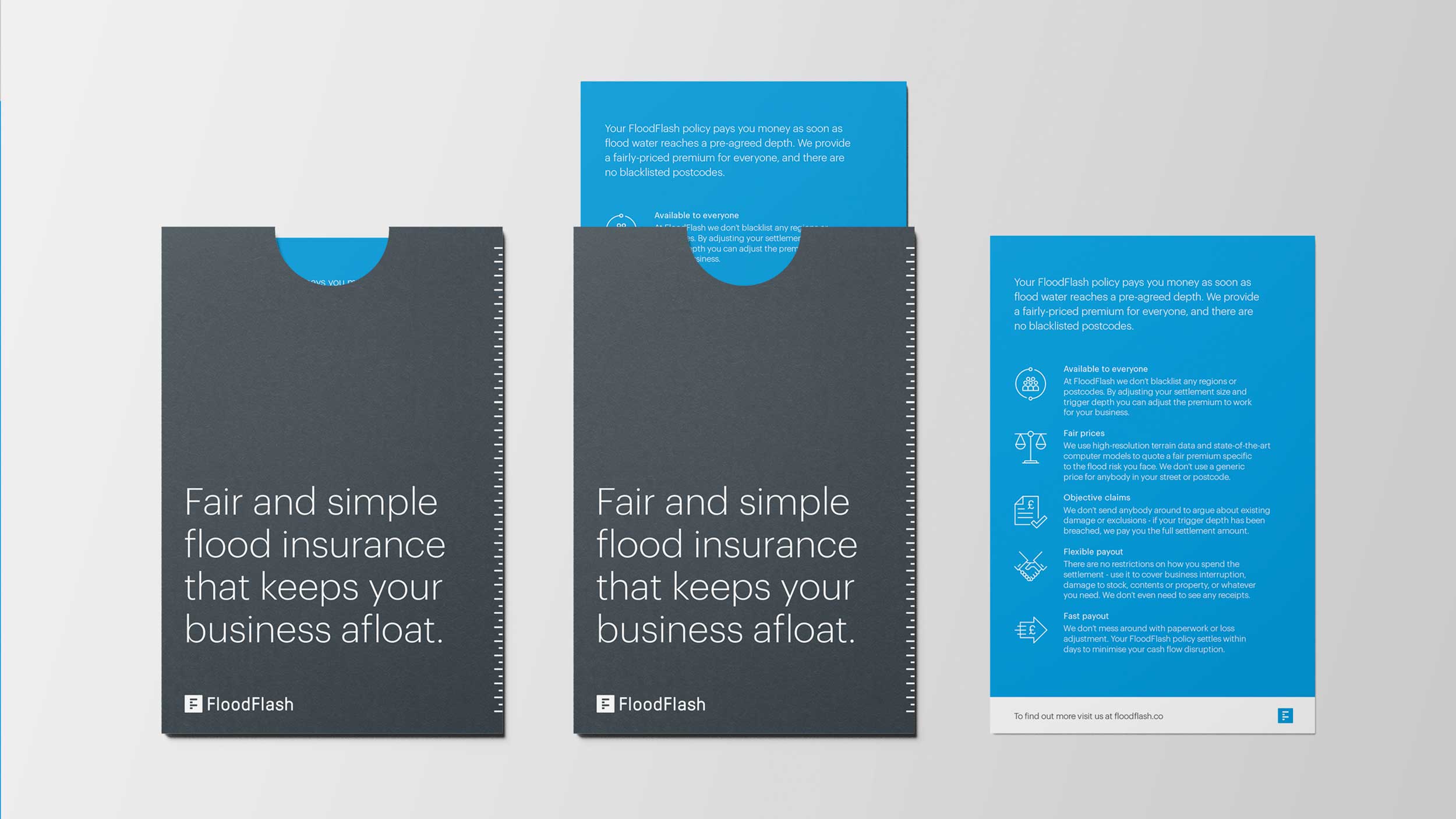 Boldly: FloodFlash – Branding / Web design / Print / Campaign