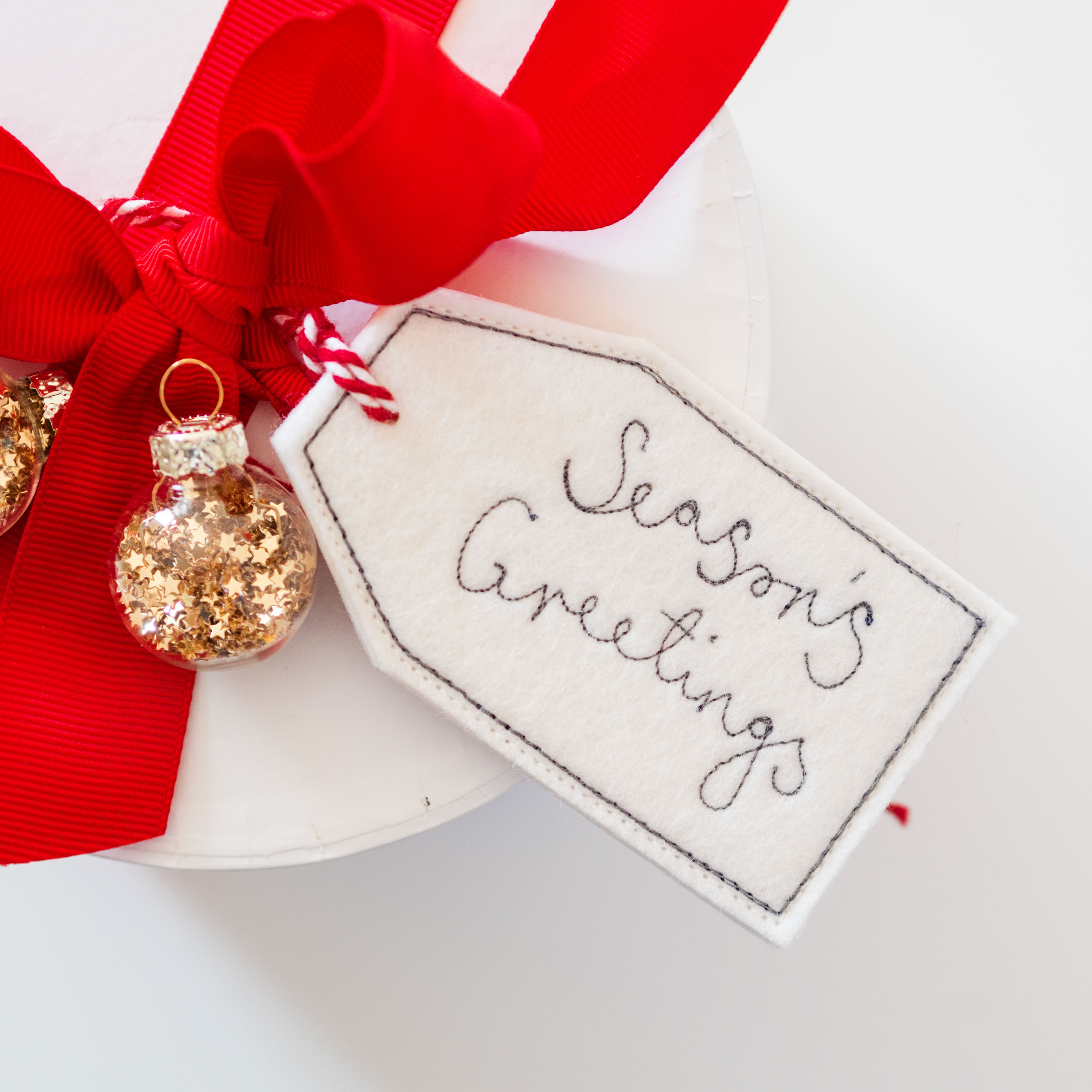 Large Embroidered Gift Tags