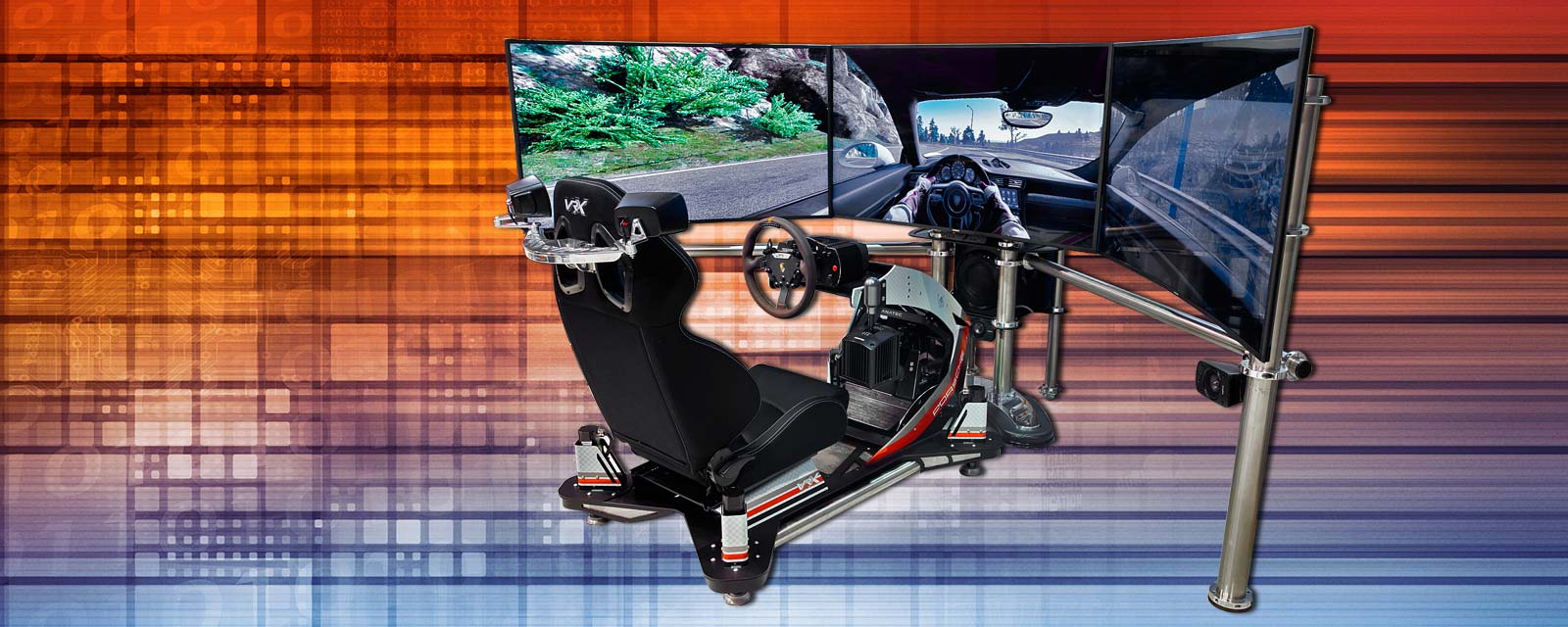 VRX Car Racing Simulator - Interactive Motion System