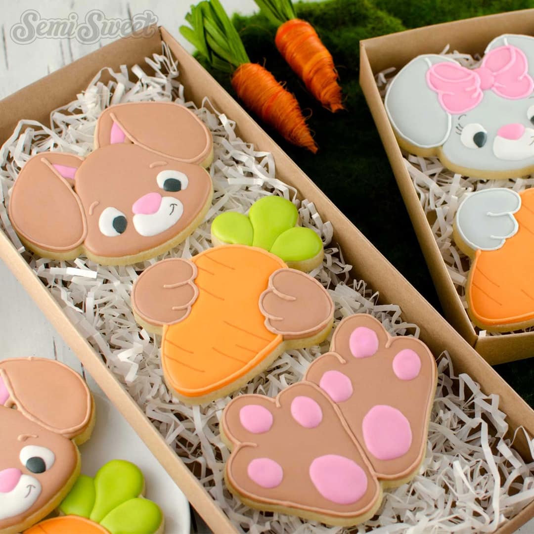 Decorate a Cute Easter Bunny & Chick Cookie Platter