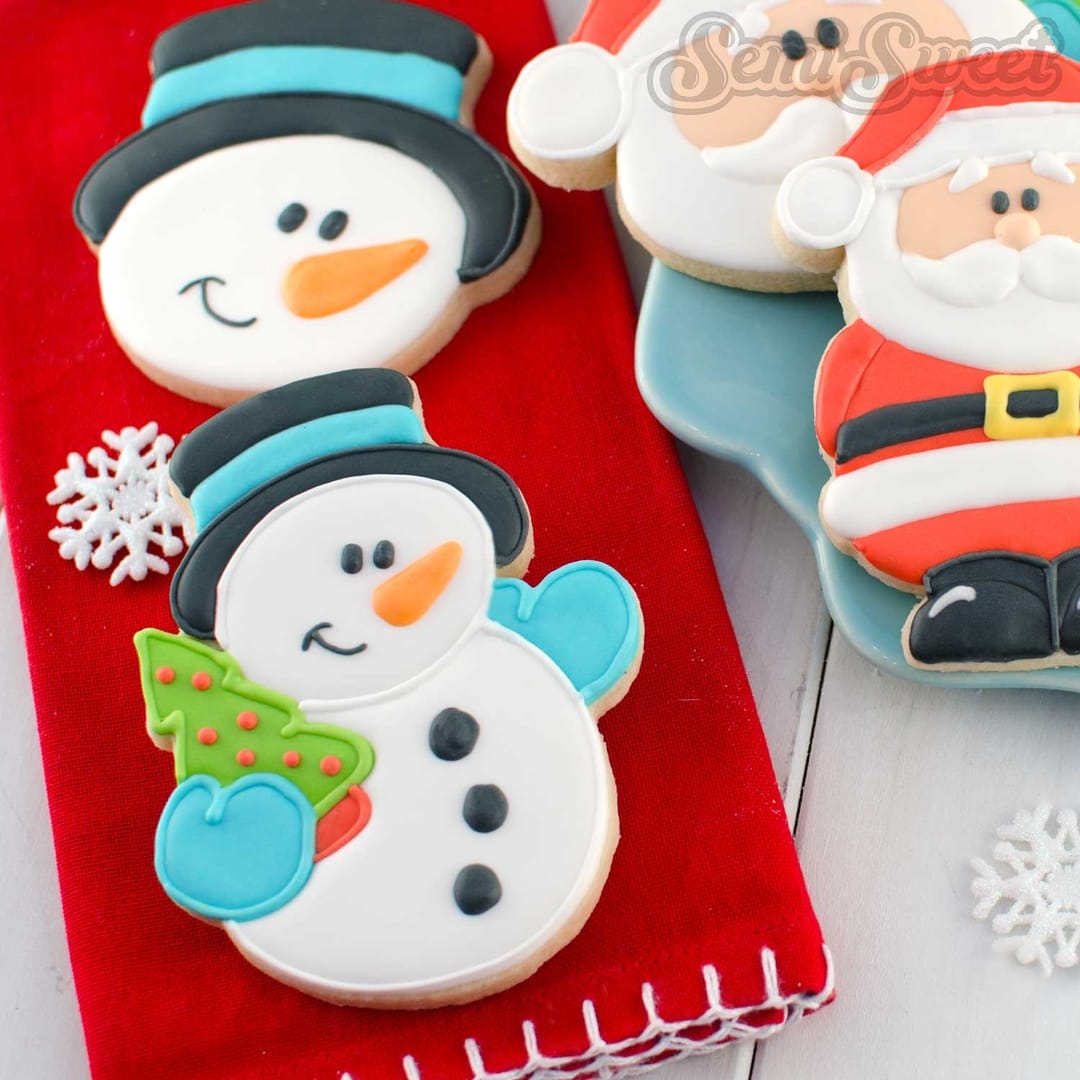 How to Make Simple Snowman Cookies