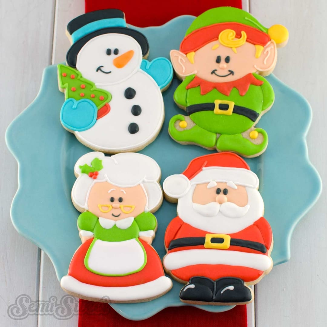 How to Make Santa Beard Plaque Cookies