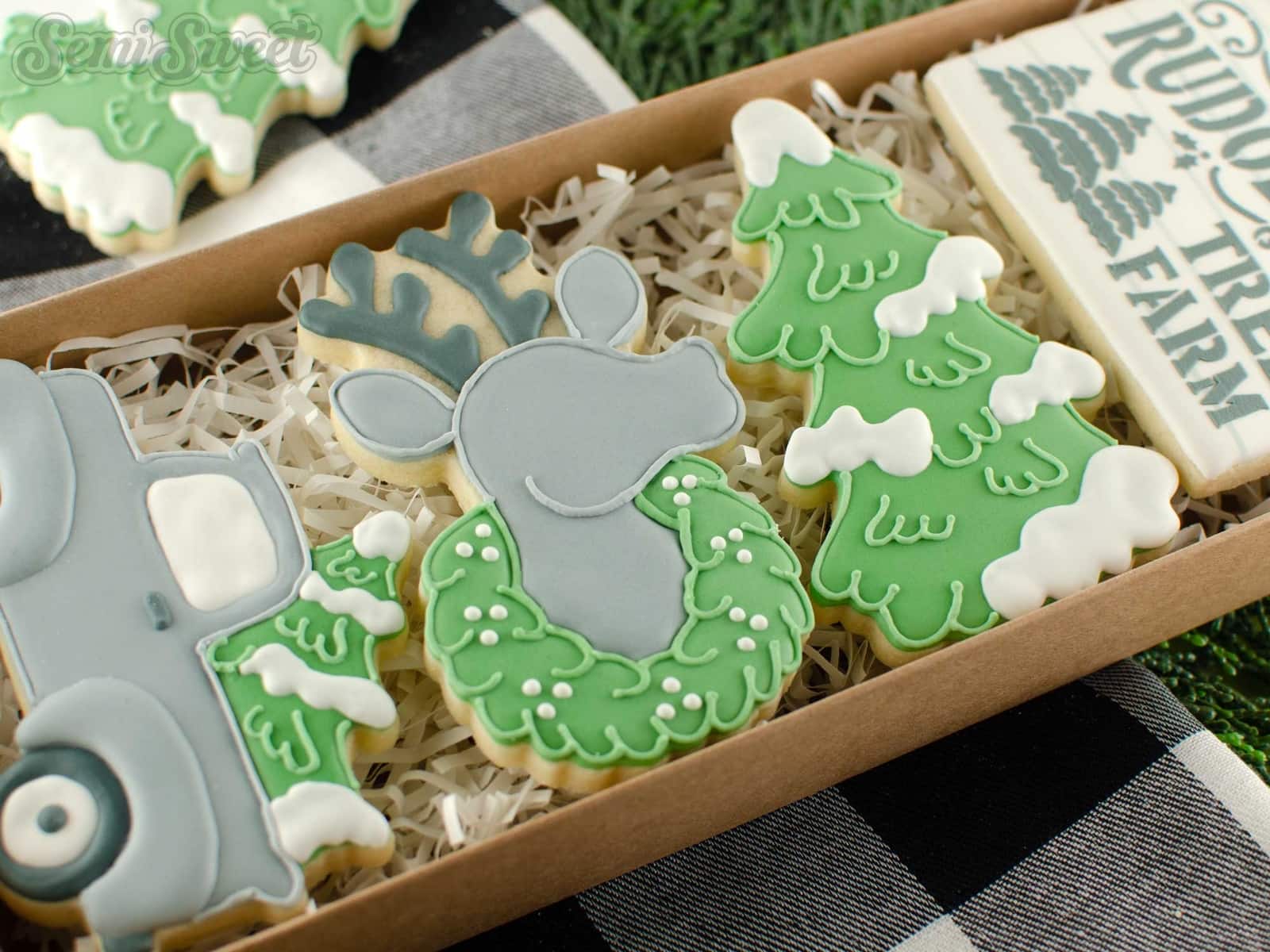 How To Make Reindeer Wreath Cookies