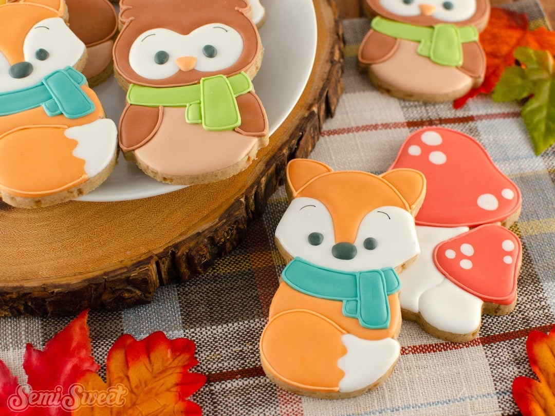 How to Make Autumn Fox Cookies