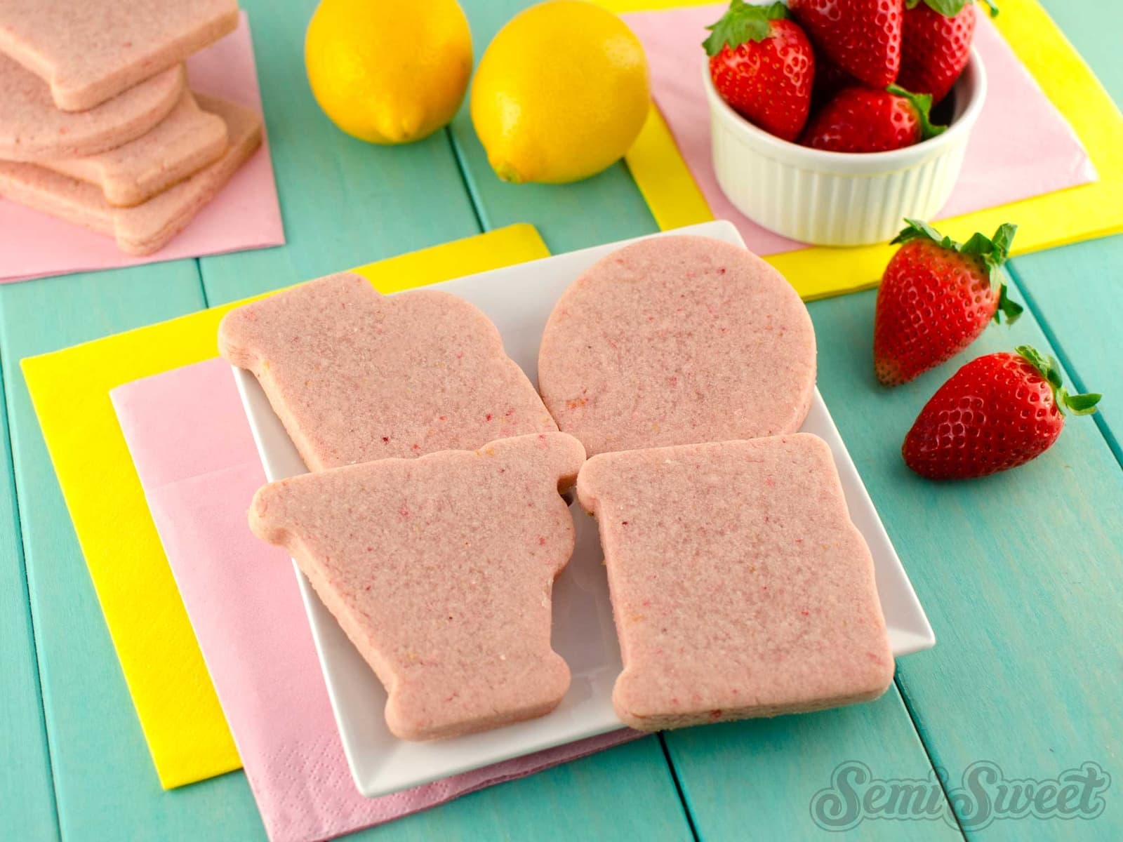 Strawberry Lemonade Cut-Out Cookie Recipe
