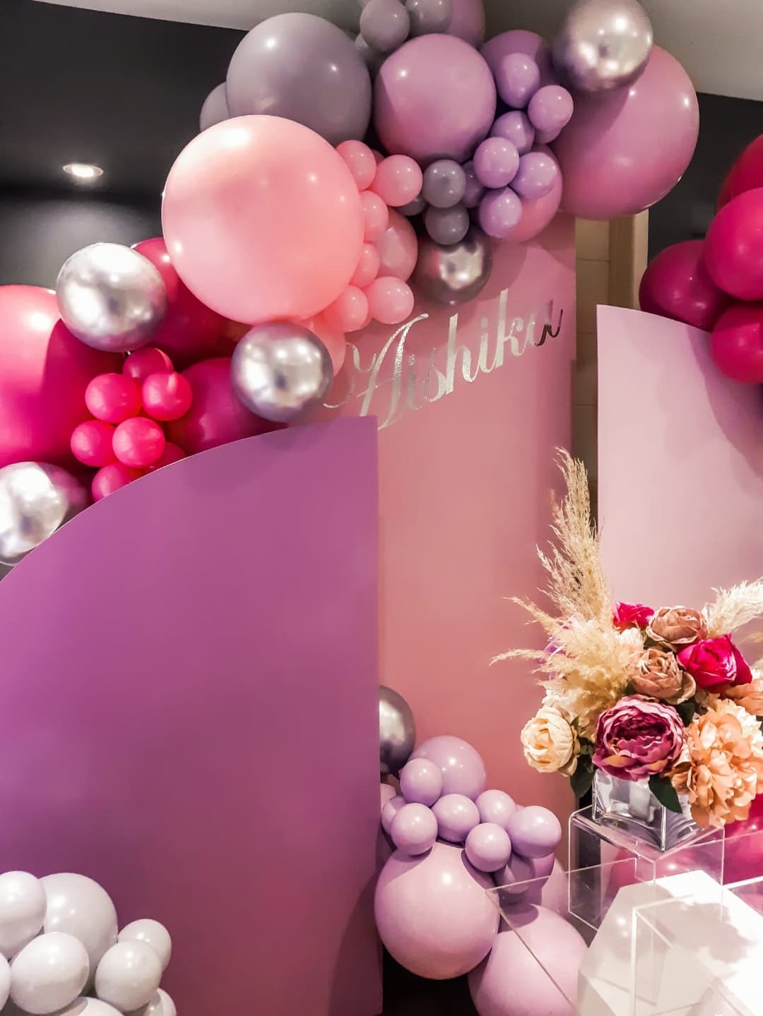 3 piece Semi Arch Backdrop