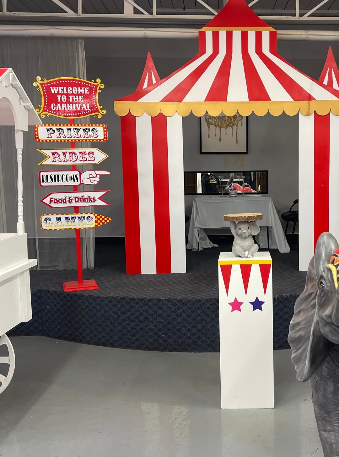 Carnival Welcome Sign - Circus Theme