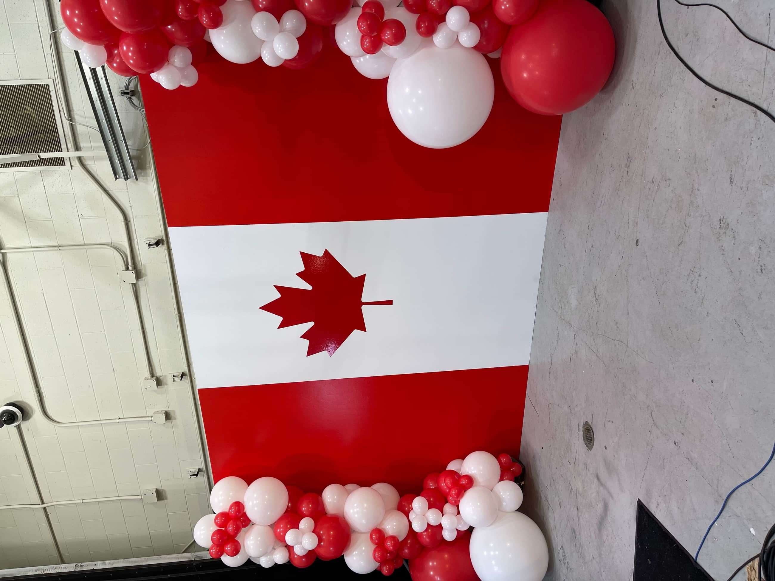 Canada Flag Backdrop