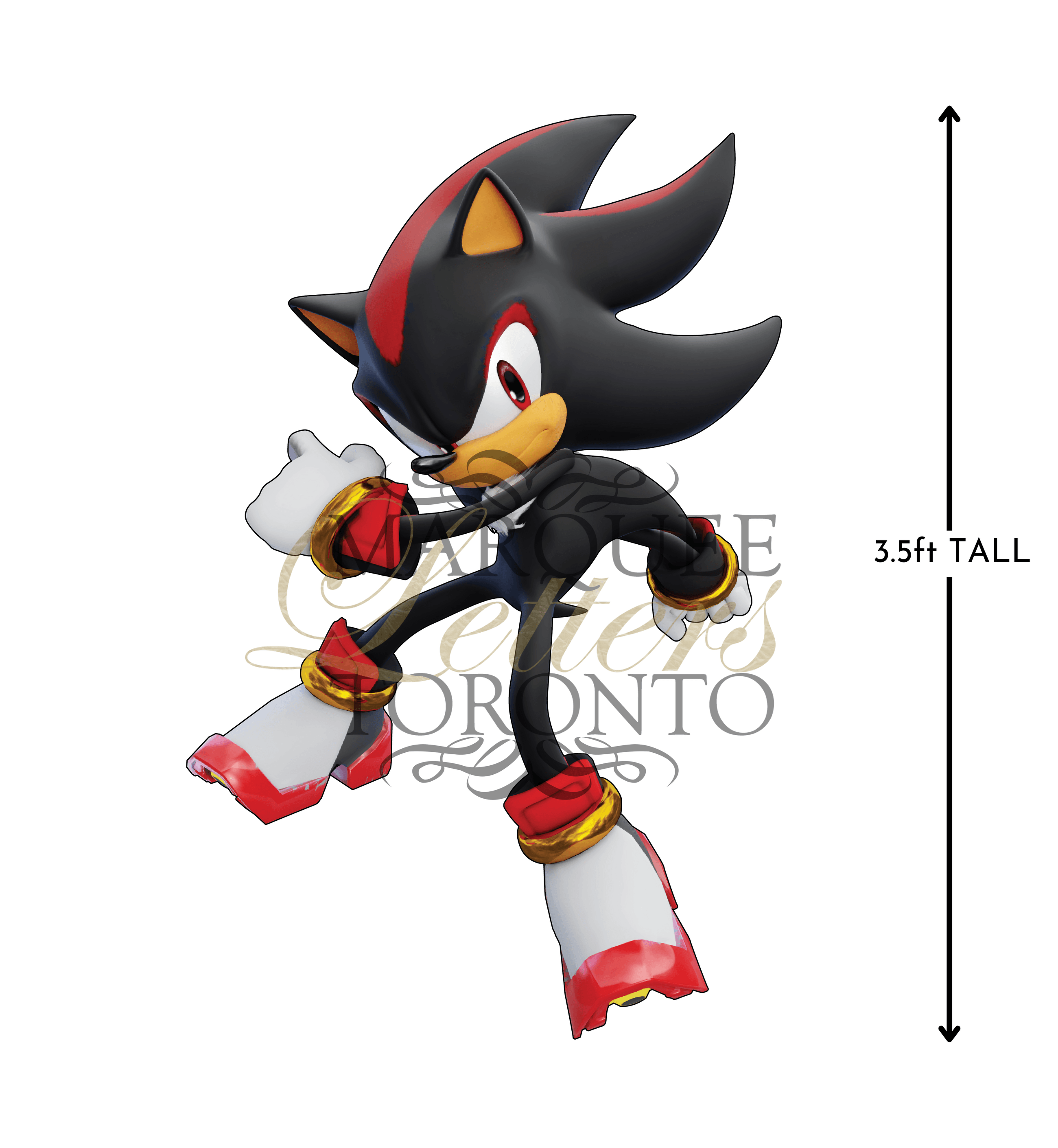 Shadow the Hedgehog cut out
