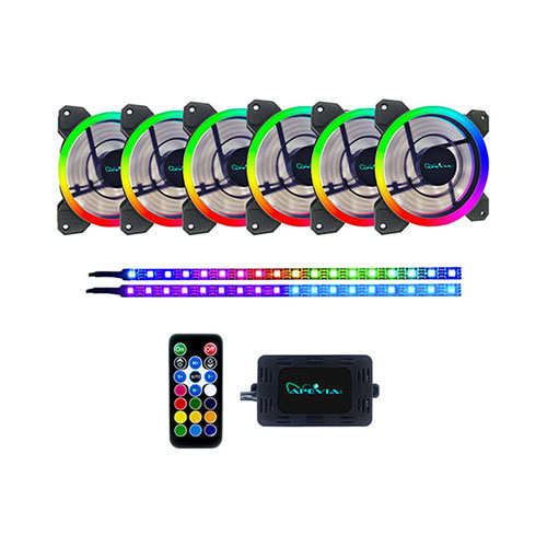 Apevia | SP612L2S-RGB / ST6P2-RGB | 120mm RGB | Cooling Fan