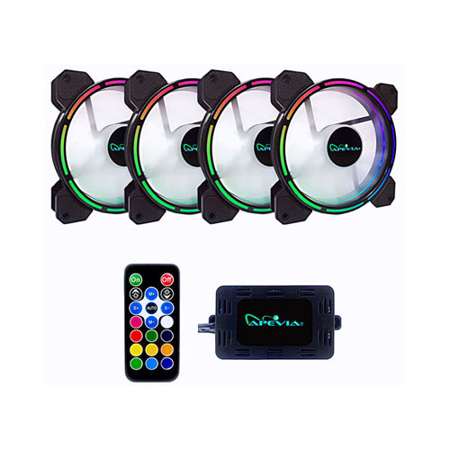 Apevia | AR412L-RGB | 120mm RGB | Cooling Fan