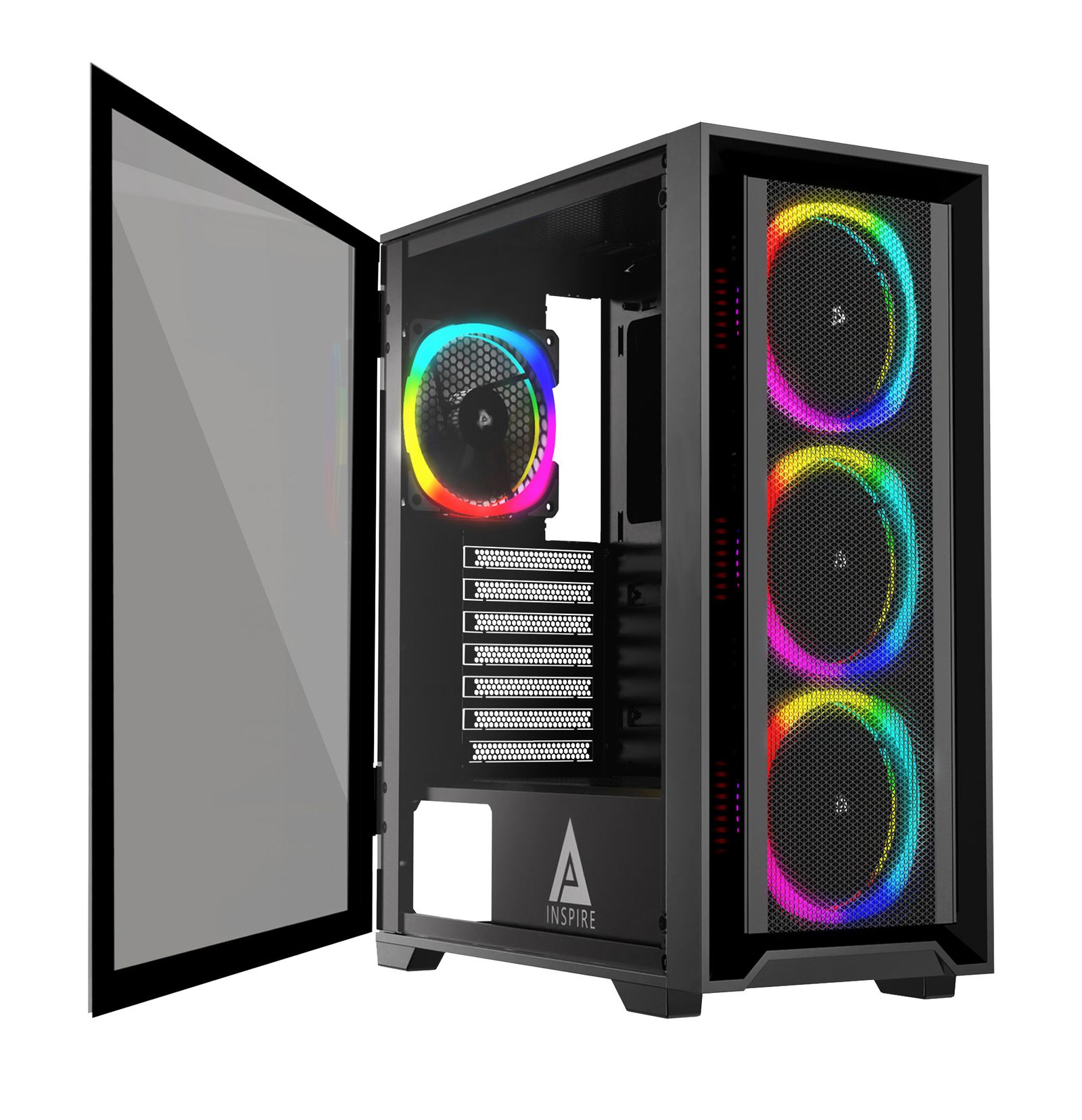 Apevia Inspire Bk Mid Tower Chassis