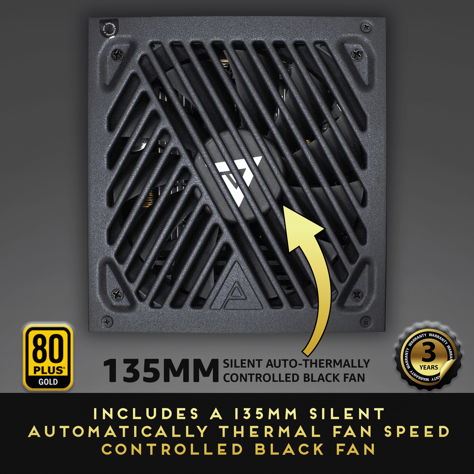 Apevia | ATX-GX1000W PCIE5.0 | 1000W+ | Power Supply