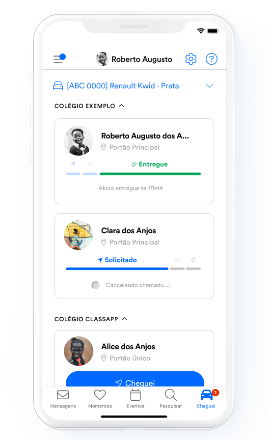 ClassApp - Funcionalidades