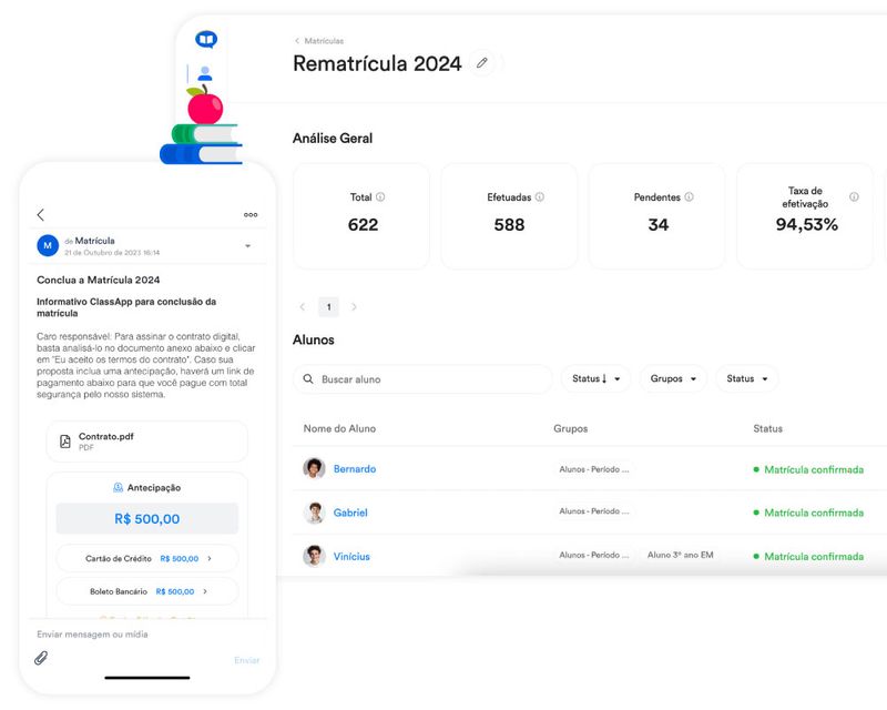 ClassApp - Funcionalidades