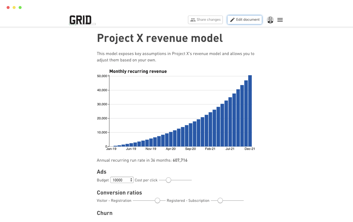 GRID - Give your spreadsheet wings