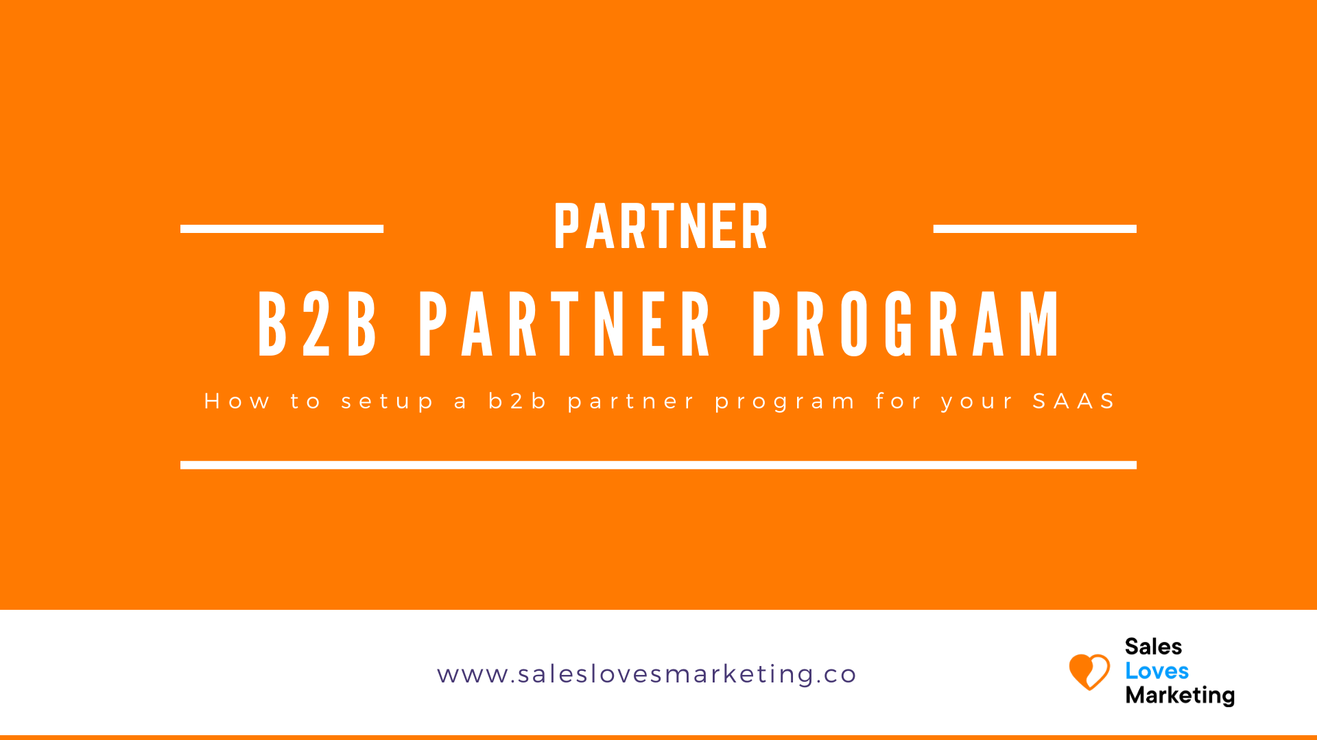 How to create a partner program for your B2B Saas?