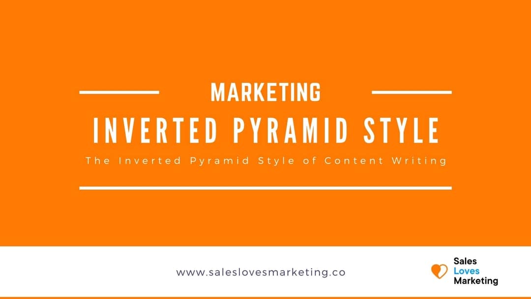 The Inverted Pyramid Style of Content Writing – A Simple and Effective ...