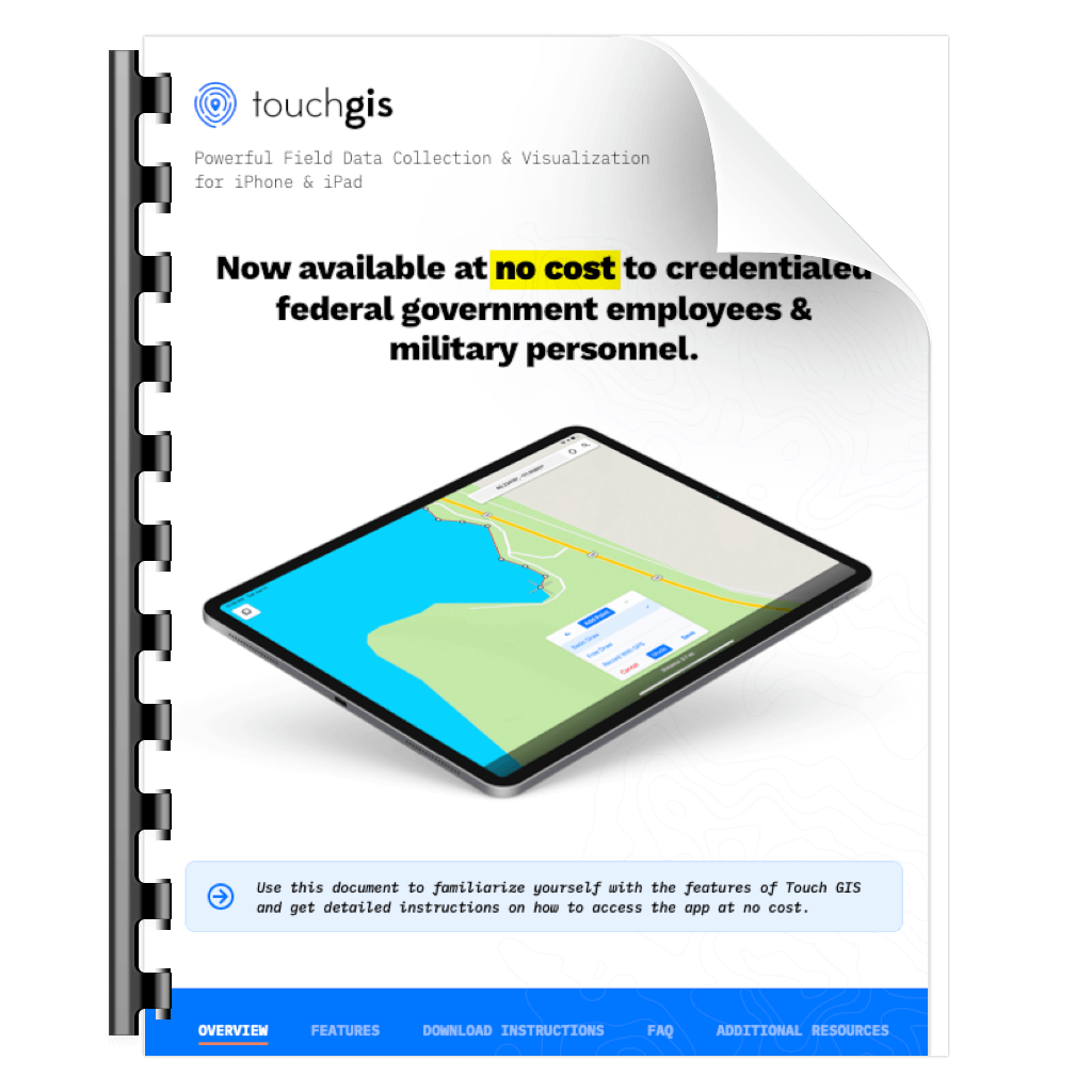 Touch GIS - Available on the GEOINT App Store