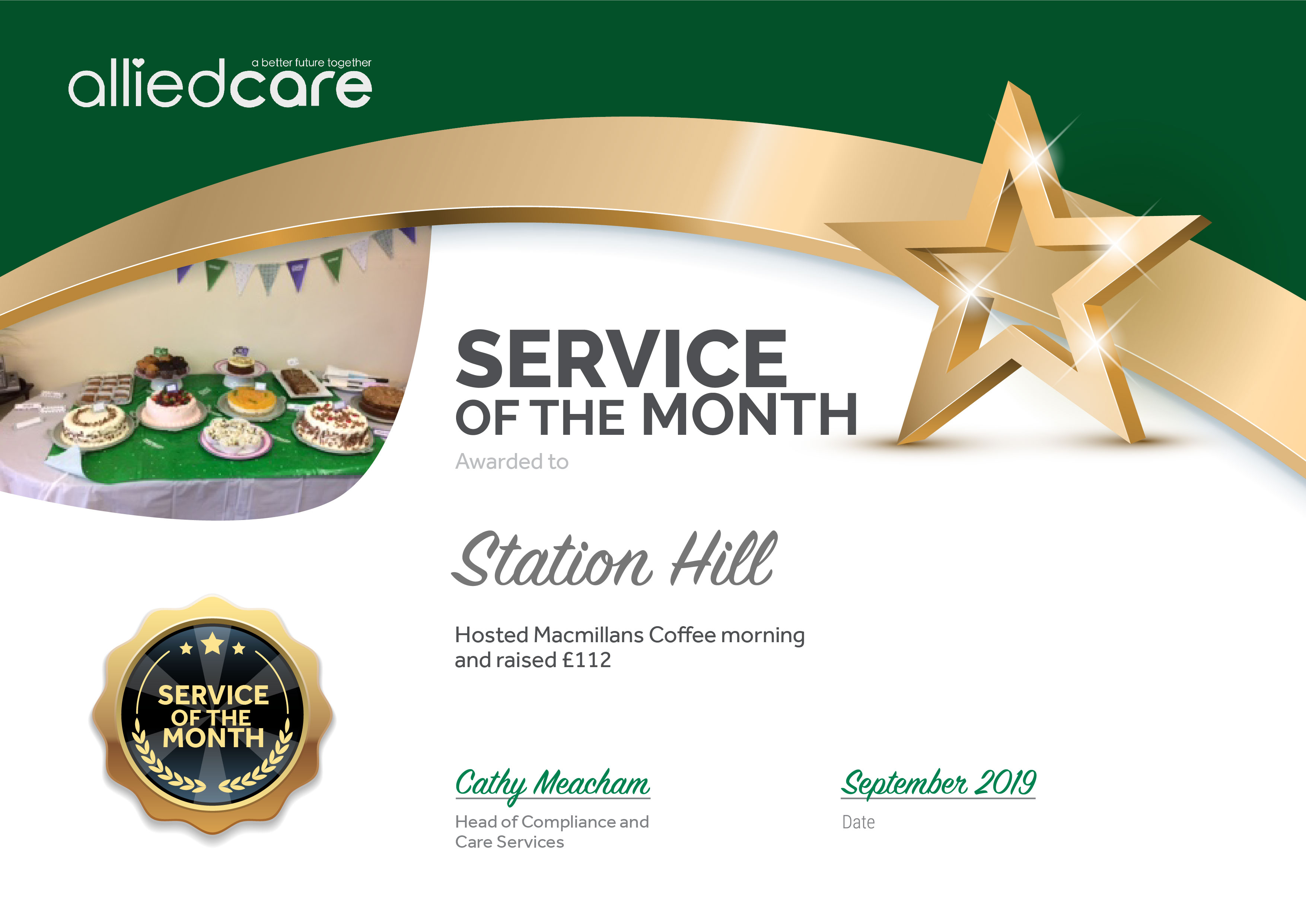 Service of the Month - September | Allied Care