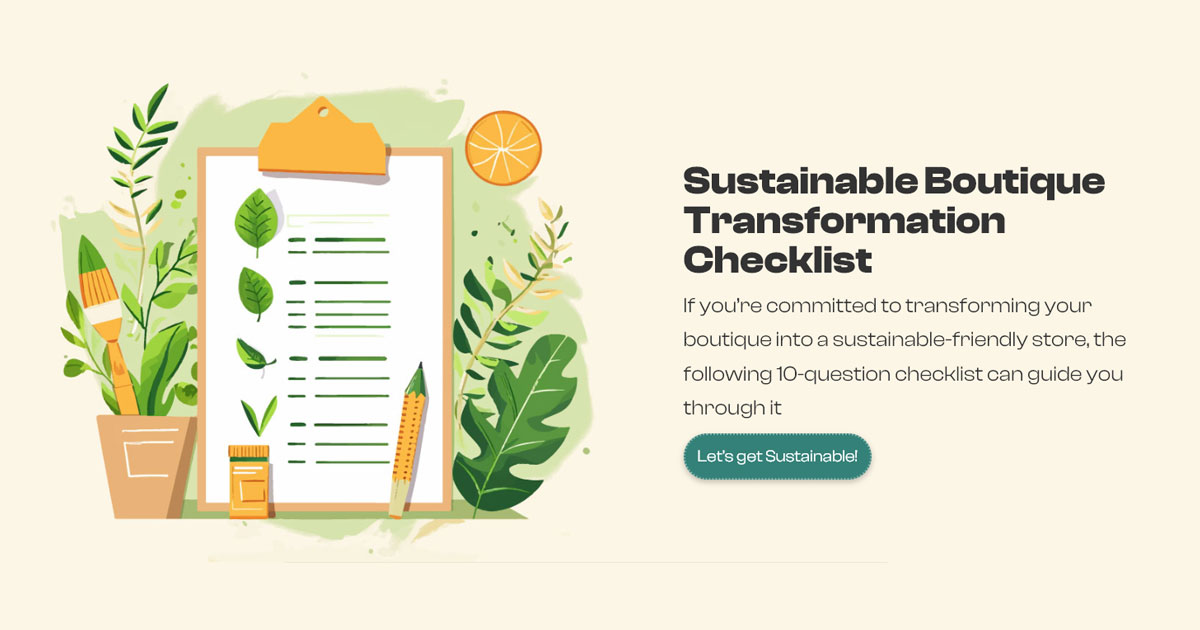 Sustainable Boutique Transformation Checklist