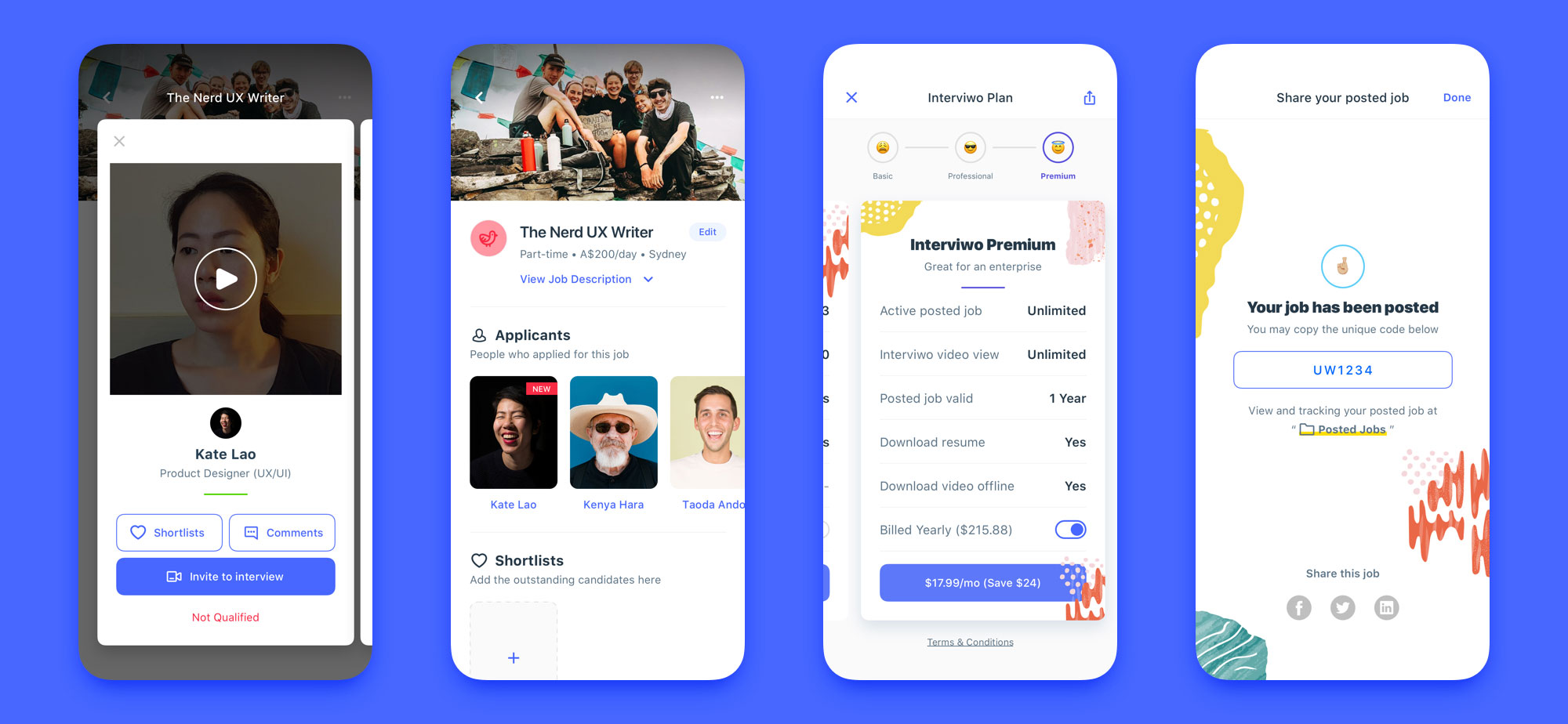 Interviwo: Video Interview Platform — Kocha Studio™