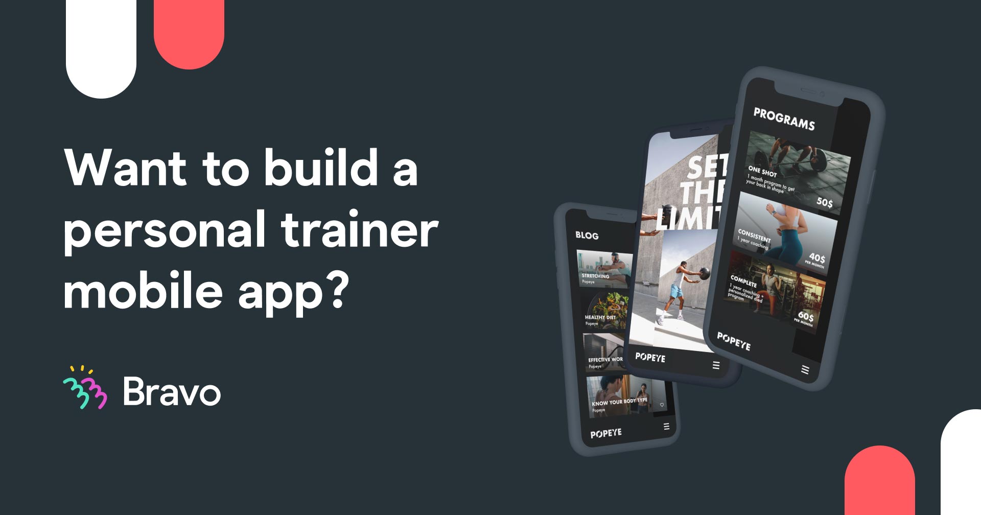 A custom personal trainer app | Bravo Studio