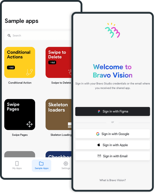 No code app builder | Bravo Studio