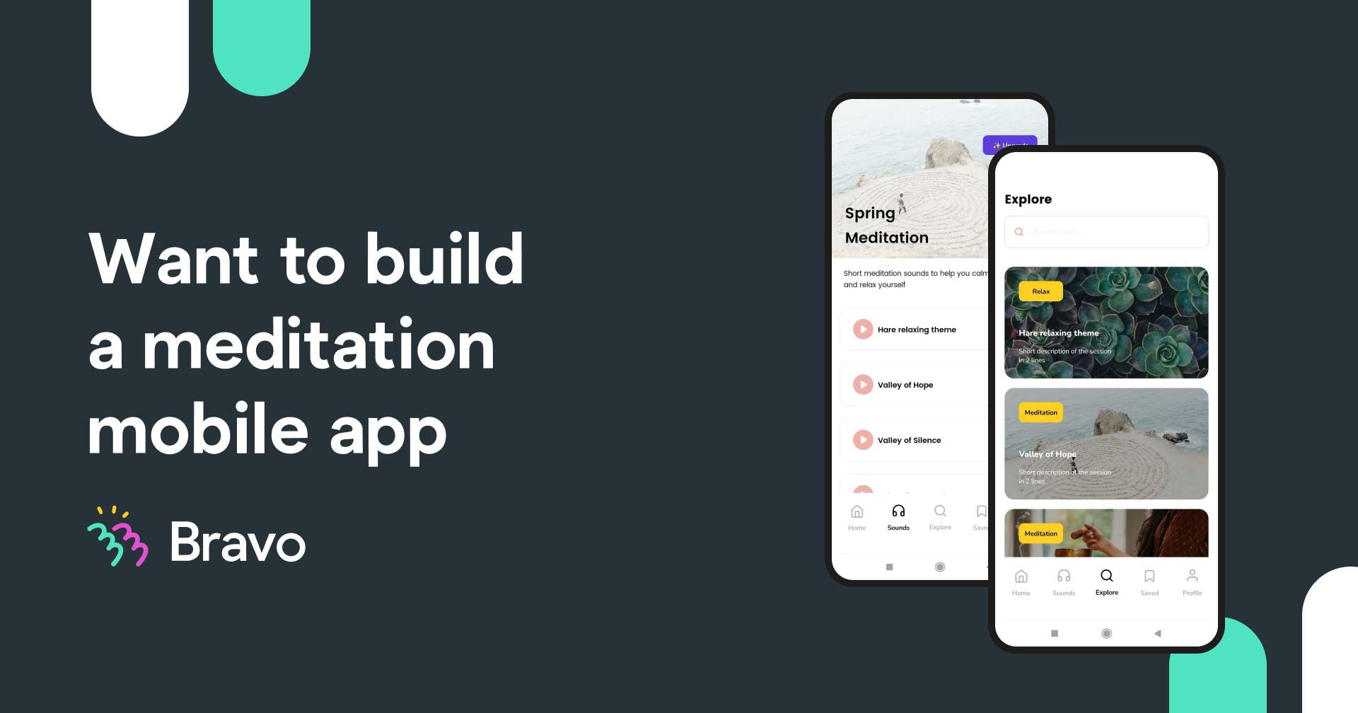 A custom mindfulness app | Bravo Studio