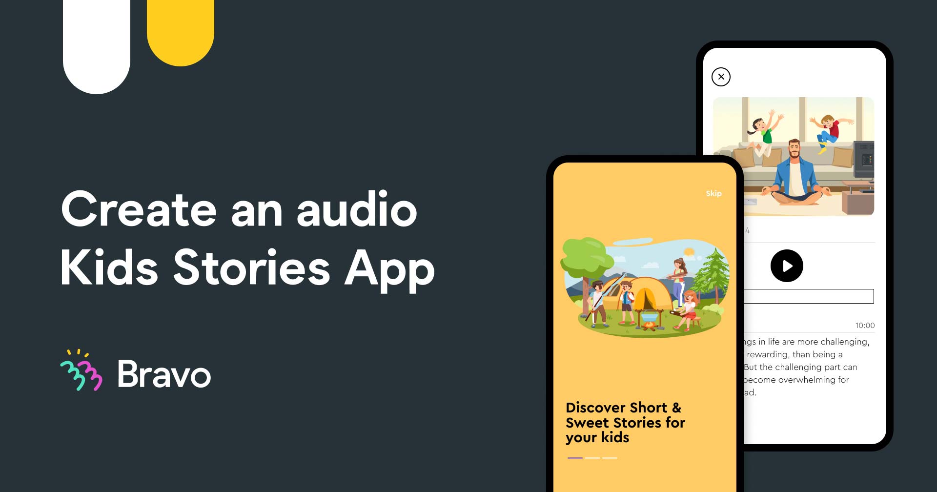 Create a Kids Stories App without coding | Bravo Studio
