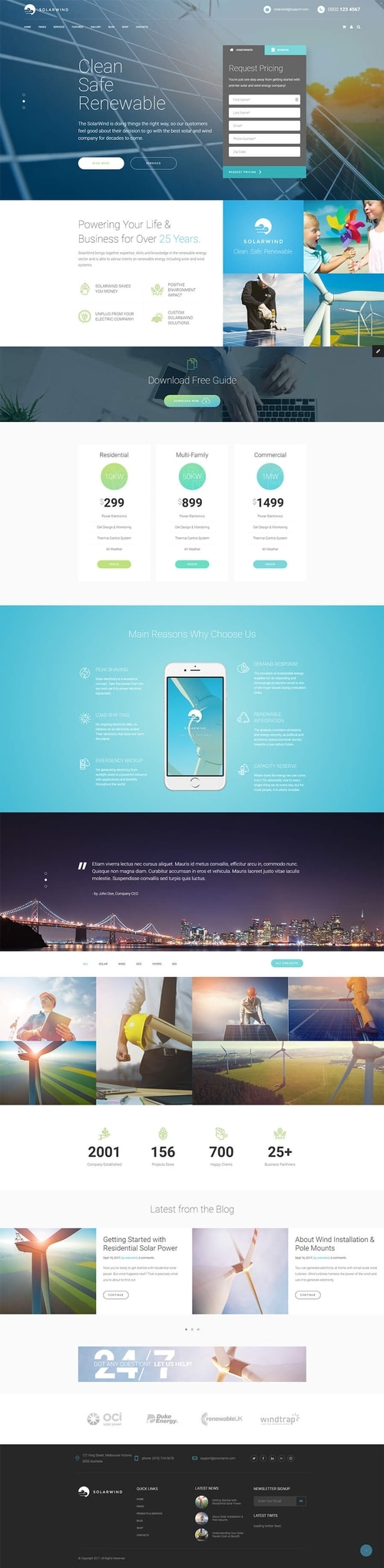 10 Best solar energy themes and designs (2021 update)