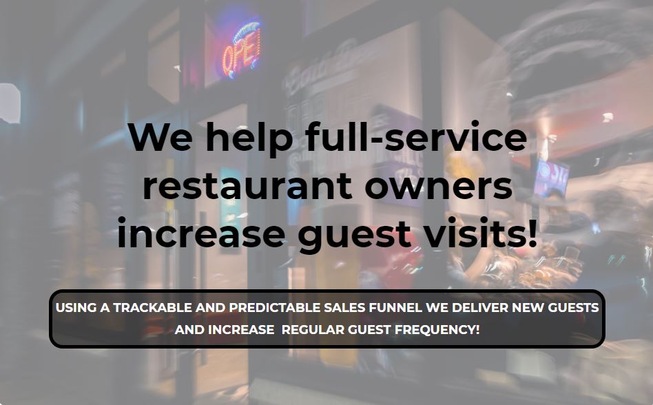 Digital Marketing Agency for Restaurants| Restaurant Funnel