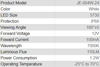 JE-004W-24 (Frosted)