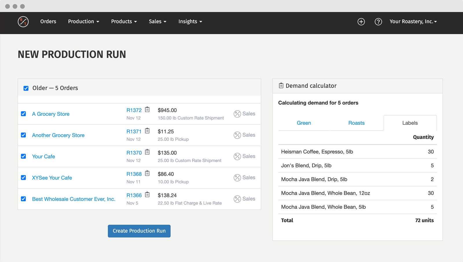 Coffee Roasting Software for Wholesale Roasters | RoasterTools