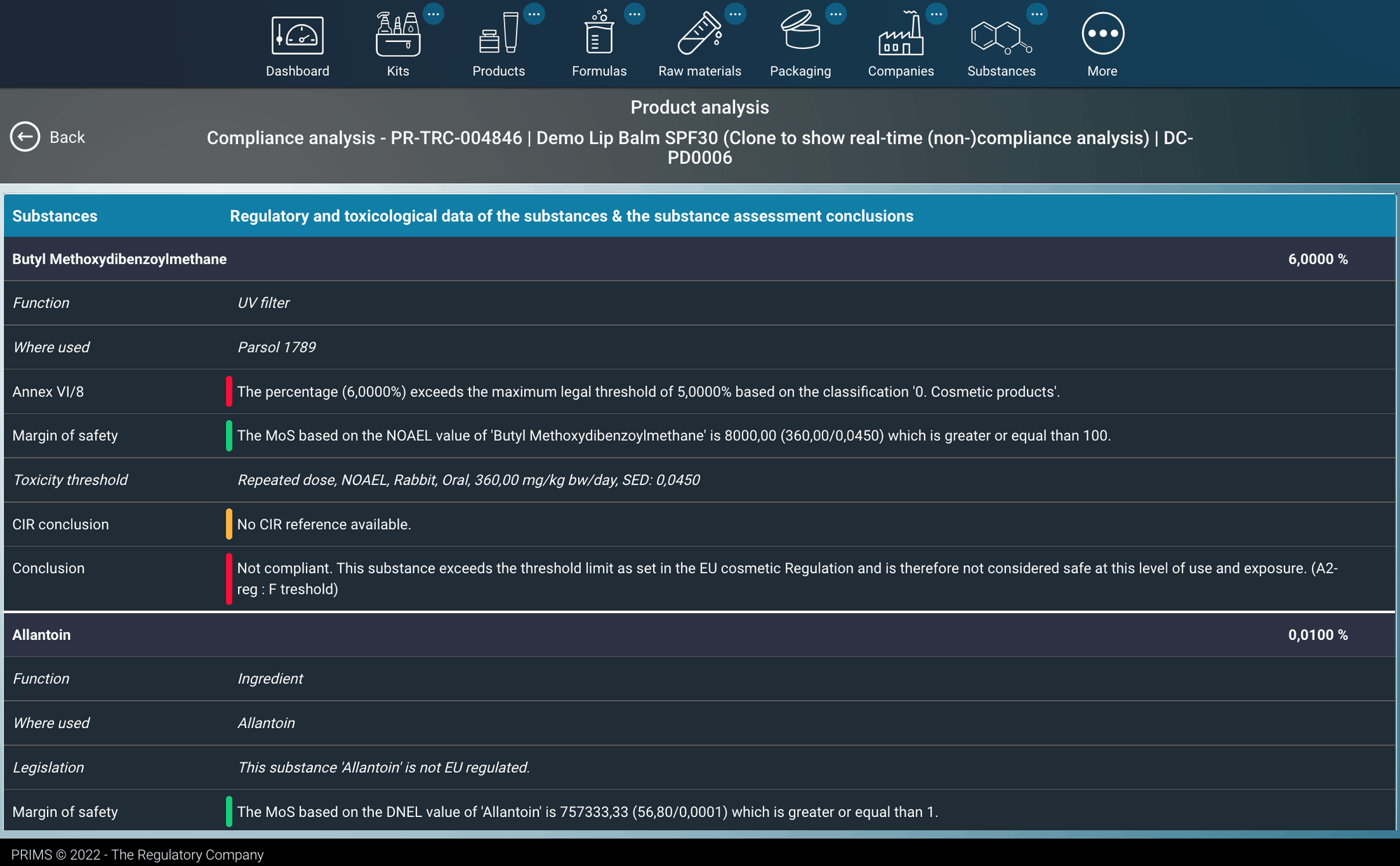 PRIMS software solution - dossier & compliance management
