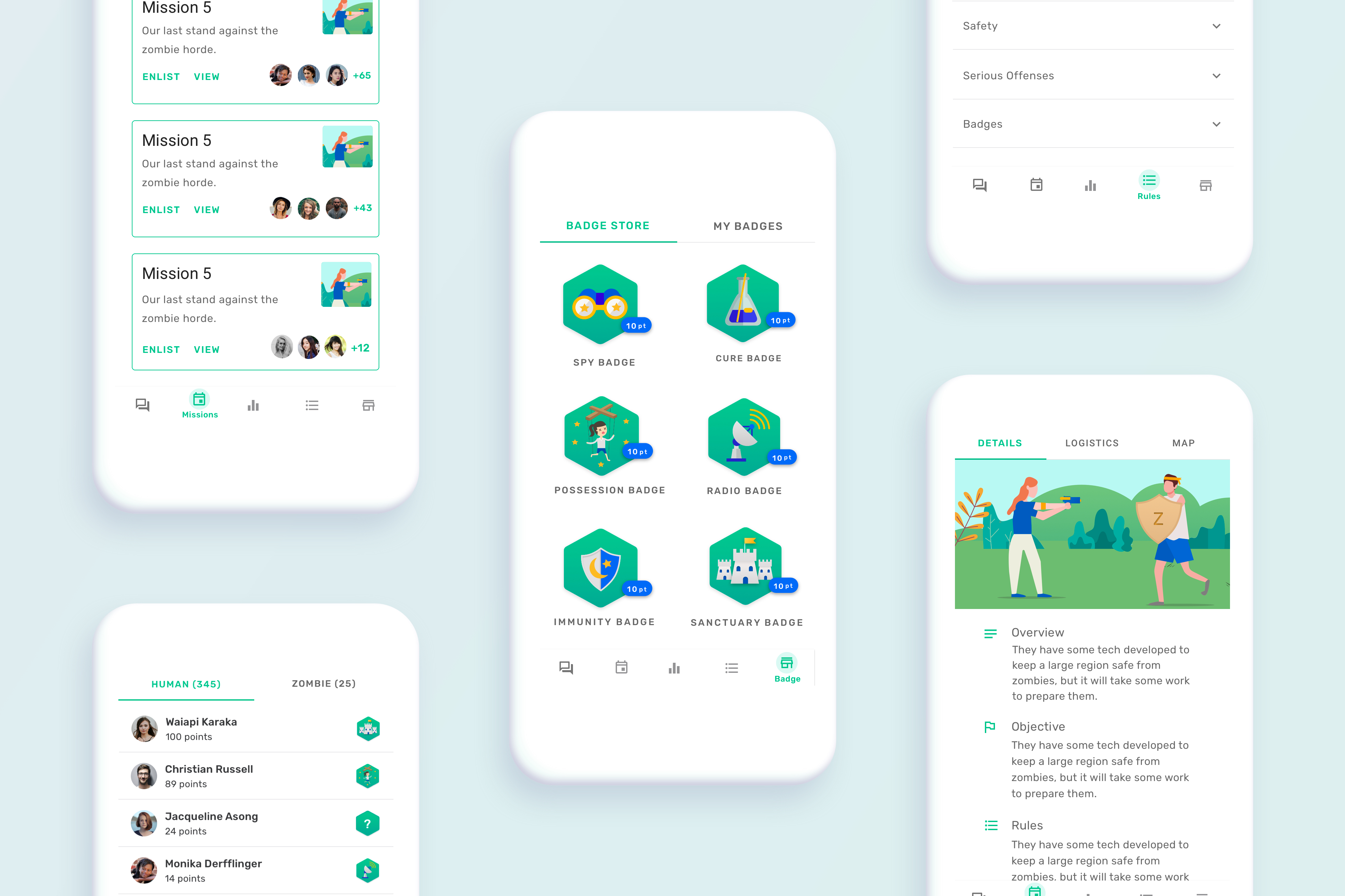 Playing Human vs. Zombies @ Google