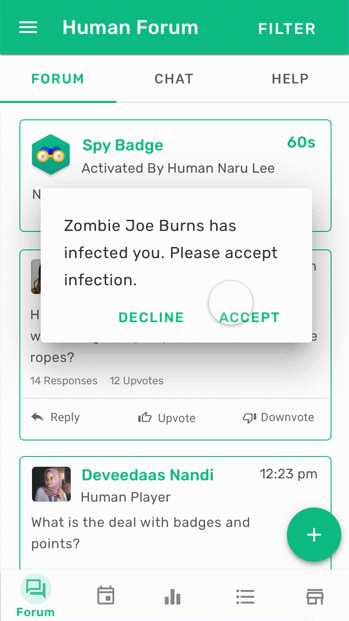 Playing Human vs. Zombies @ Google